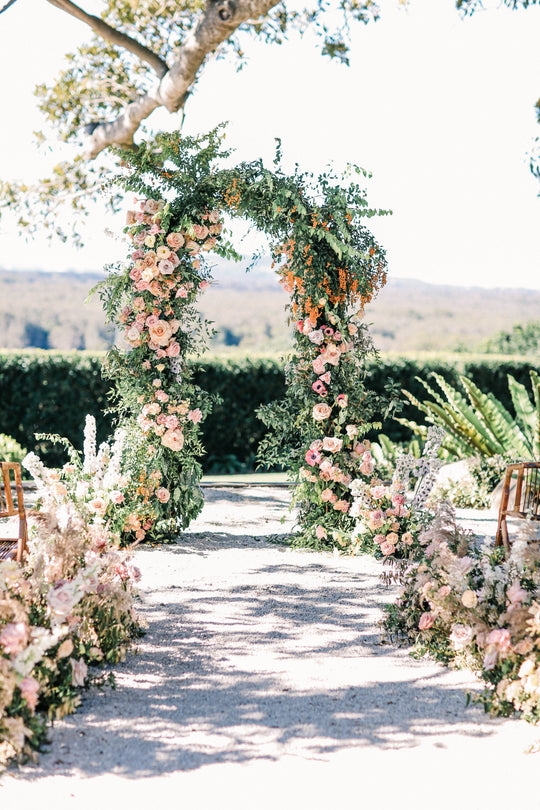 Sustainable Installations: Garden Arch & Aisle Meadows Class – Oh Flora ...